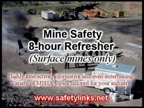 Mine Safety 8-hour refresher (Surface mines only) Course