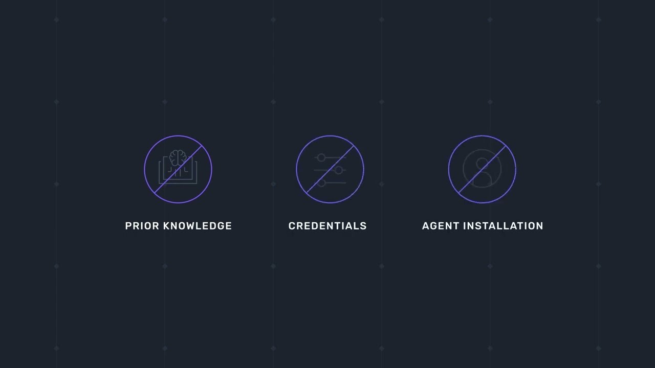 NodeZero requires no prior knowledge, credentials or agent installation