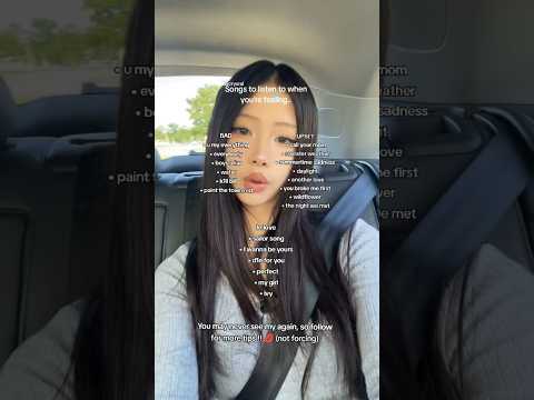 Songs to listen to when you're feeling !! ????????