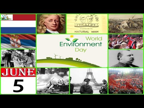 TODAY IN HISTORY - 05 JUNE - ON THIS DAY HISTORICAL EVENTS