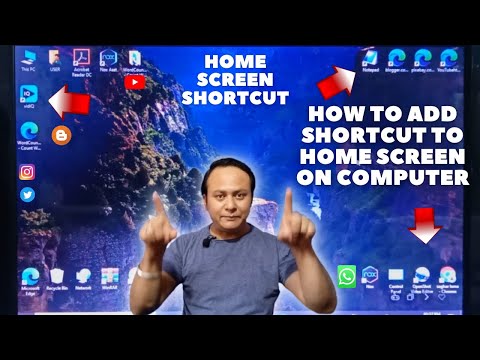 how to add shortcut to home screen on computer/ add to home screen computer 2022/ add to home screen