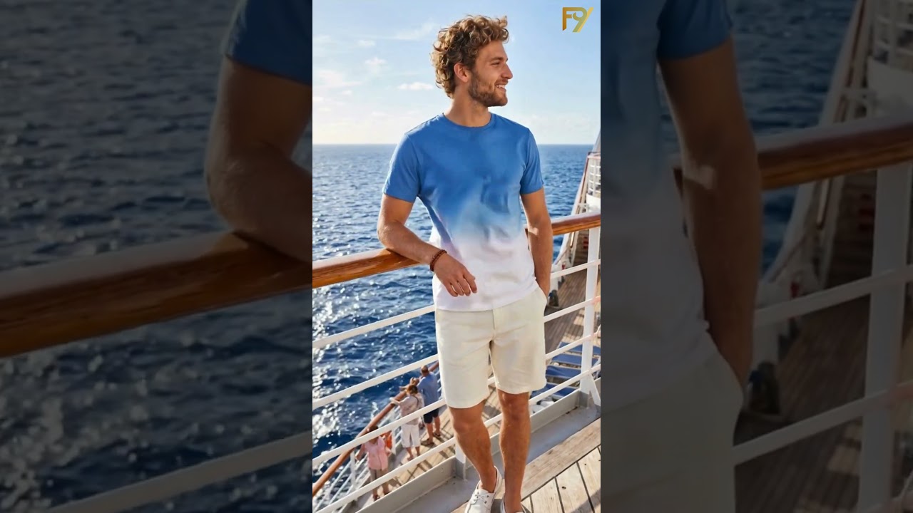 Men's Regular Fit Ocean Breeze Tee  #fashion #handdyed #mensfashion  #streetstyle #tshirts #fashion