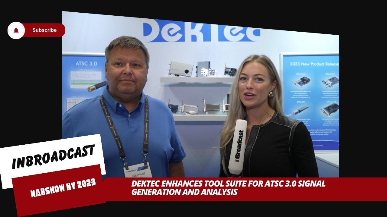 DekTec Enhances Tool  Suite for ATSC 3.0 Signal Generation and Analysis