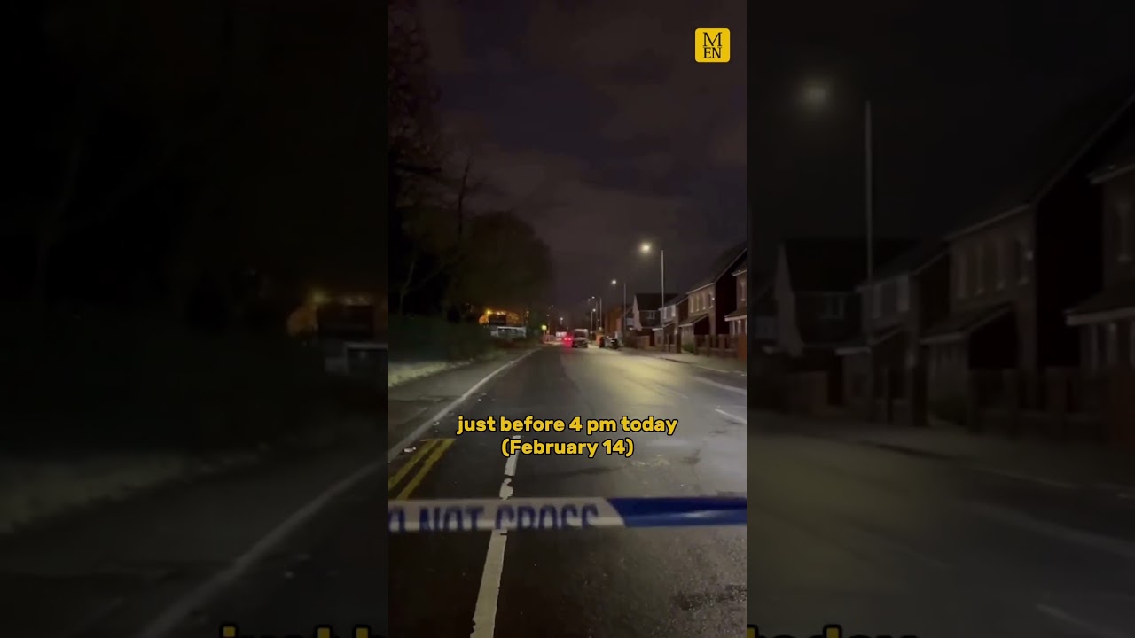 School bus crashes as police close off Manchester road in serious incident