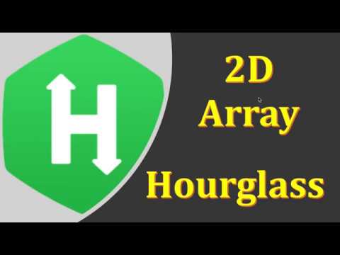 Learn Hackerrank 5 2d Array Hourglass | C | Solution - Mind Luster