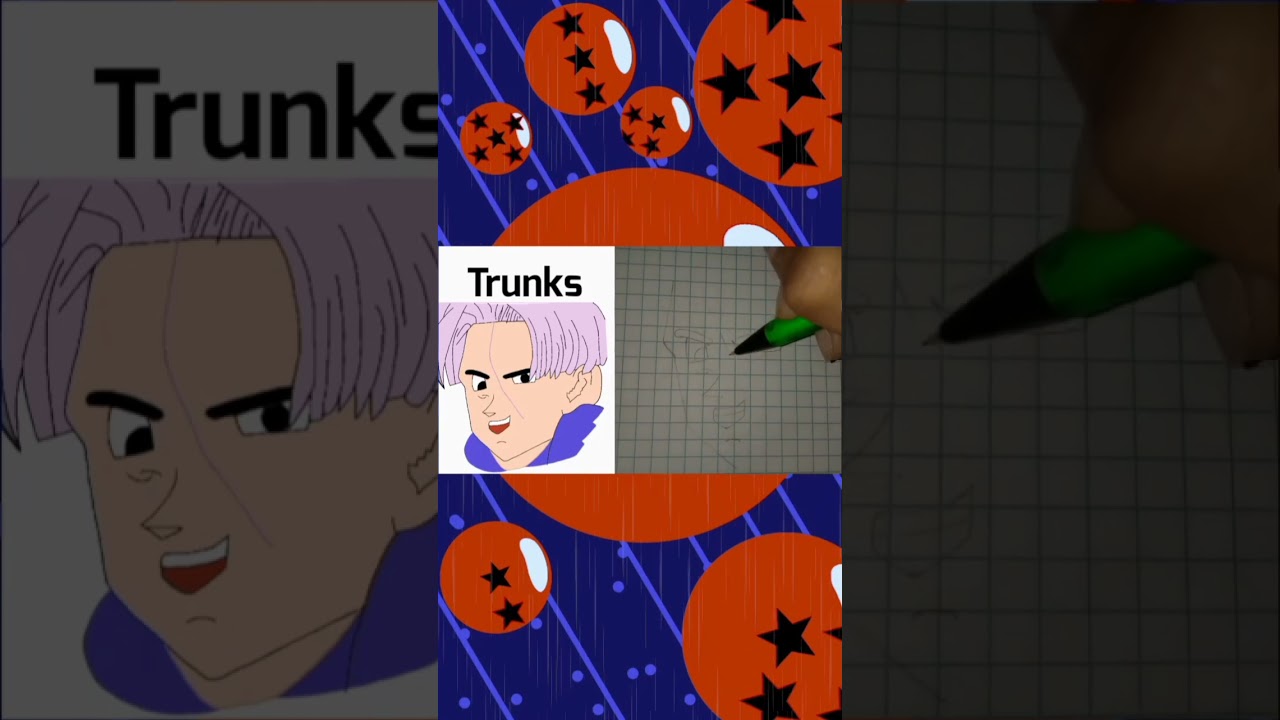 Cómo dibujar a Trunks. | ARTpencil.