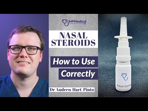 How to use Nasal Spray CORRECTLY | Nasal Steroids