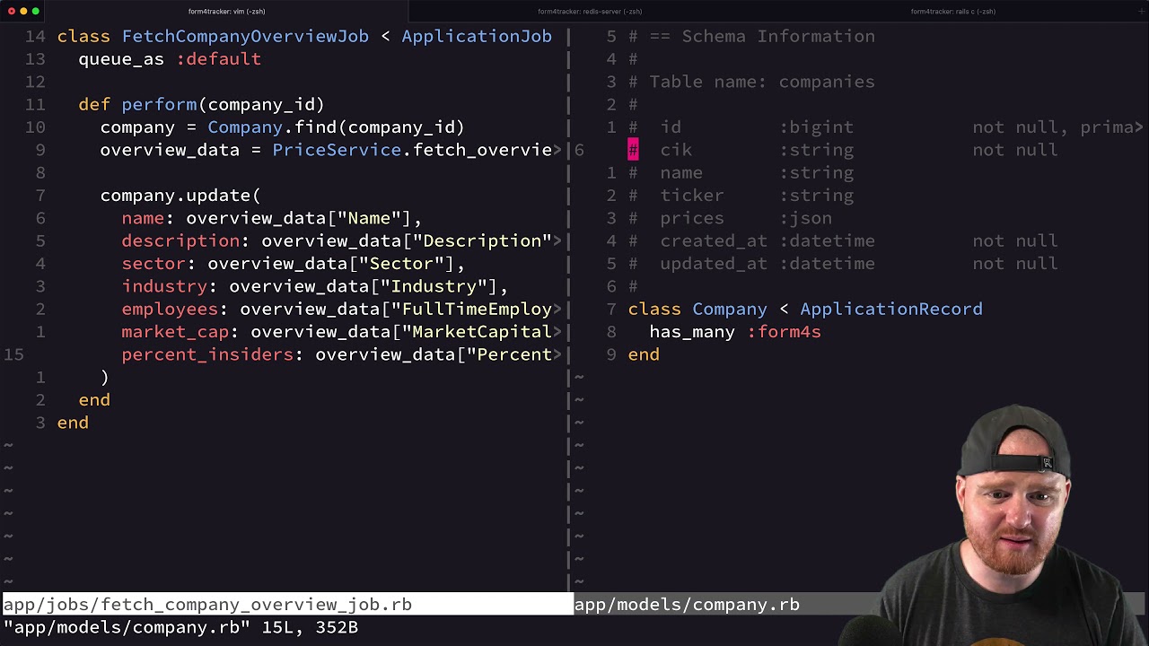 Fetch company data from Alphavantage API with Ruby