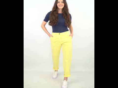 Quality Brands Outlet | M&S Cotton Rich Tapered Ankle Grazer Cotton Stretch Chino Trousers for Women