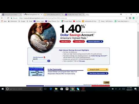 Dollar Savings Direct Bank vs Synchrony Bank Savings accounts