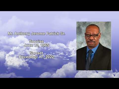 Mr Anthony Jerome Patrick Sr