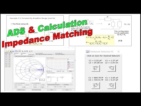 How To Calculate Impedance Matching Networks Compare With ADS