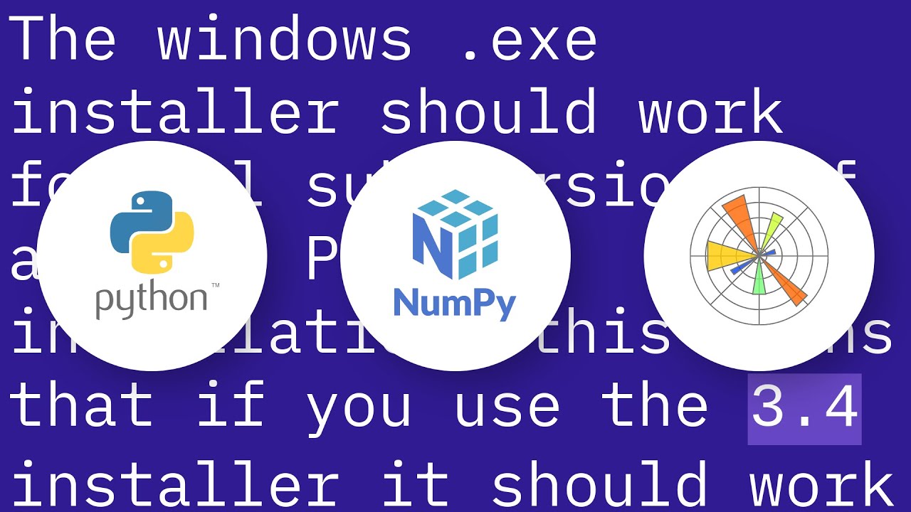 numpy python 3.4.1 : Python 3.4 not found in registry