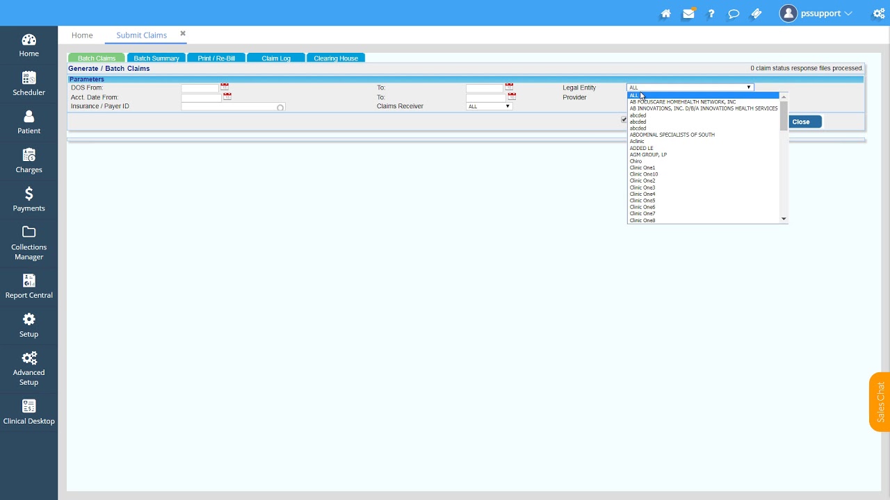 Batch and Submit Claims