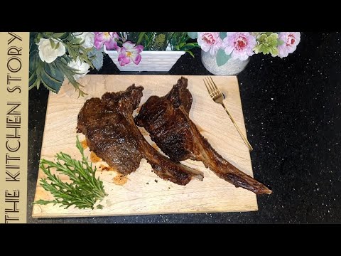 Perfect T Bone Steak Recipe By The Kitchen Story||T Bone Steak with Peppercorn Sauce