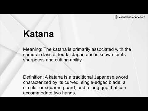 Katana Meaning