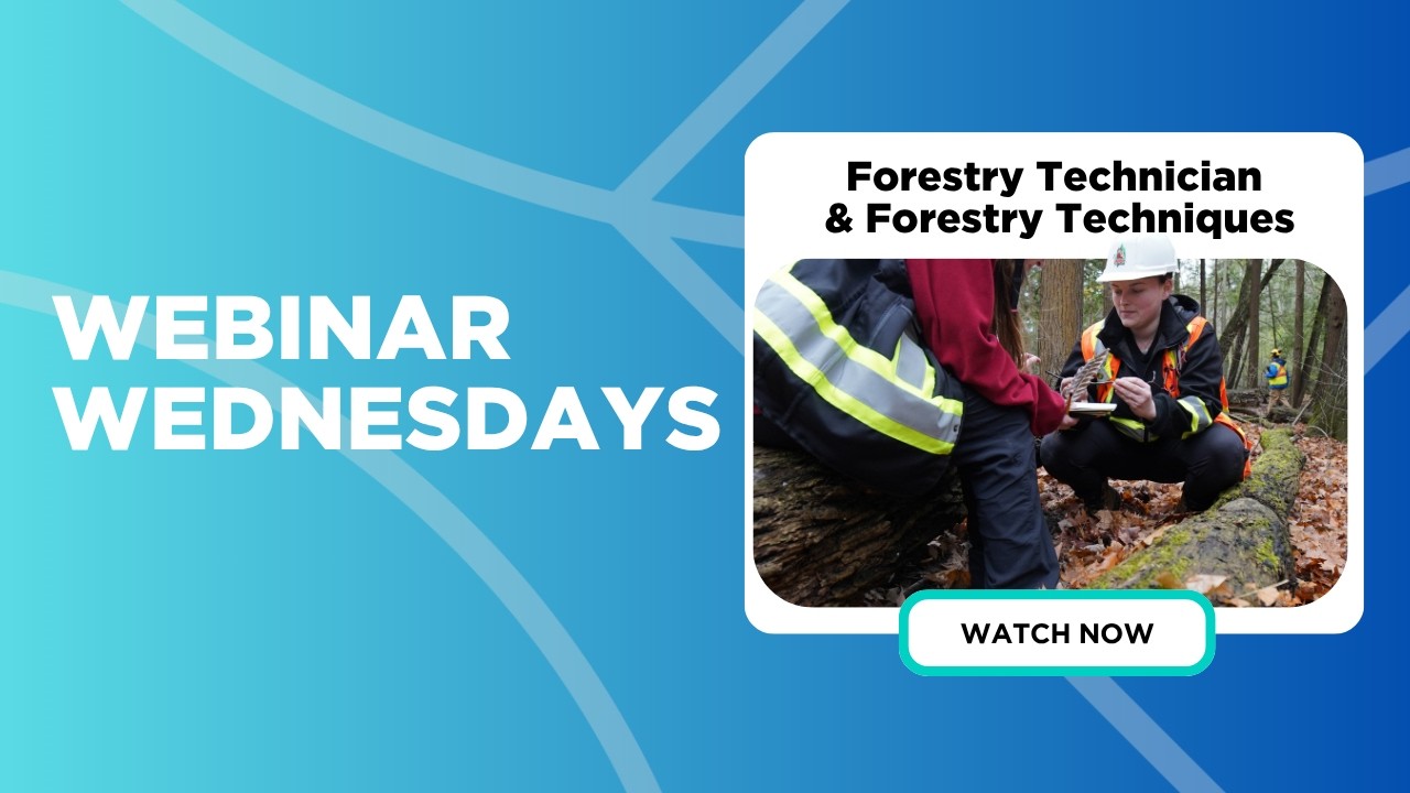 Webinar Wednesdays – Forestry Technician and Forestry Techniques