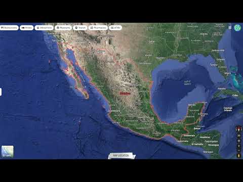 Where on the map - Mexico