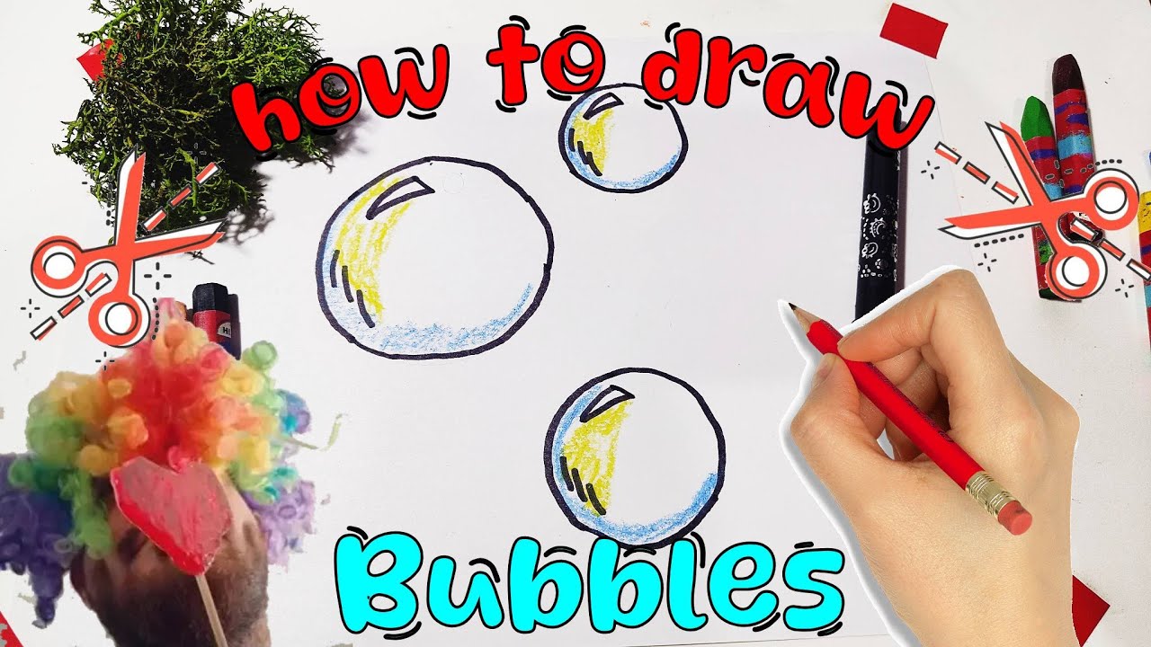 How to Draw Bubbles Step by Step – Easy Drawing Tutorial for Beginners