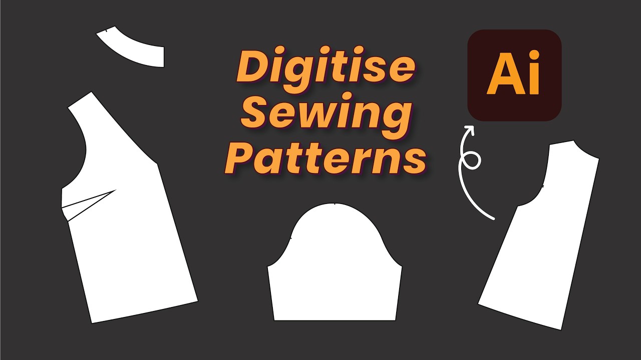 5 Tips For Digitising Sewing Patterns in Adobe Illustrator