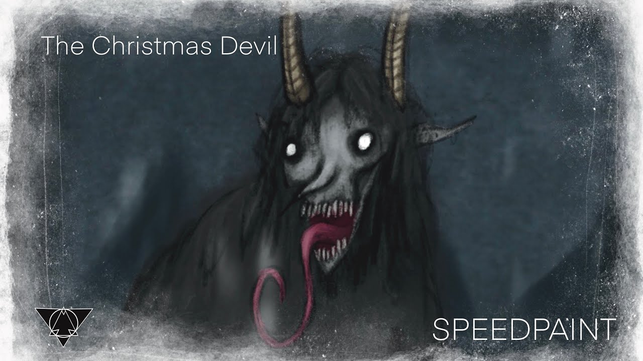 The Christmas Devil / Speedpaint (Dark Art)
