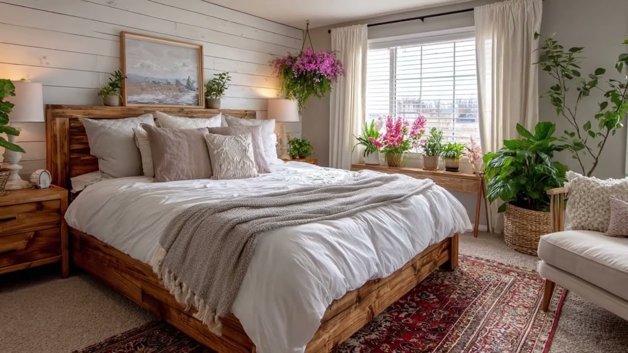 Joanna Gaines Spring Decor Ideas | Rustic Elegant Farmhouse Home Inspiration