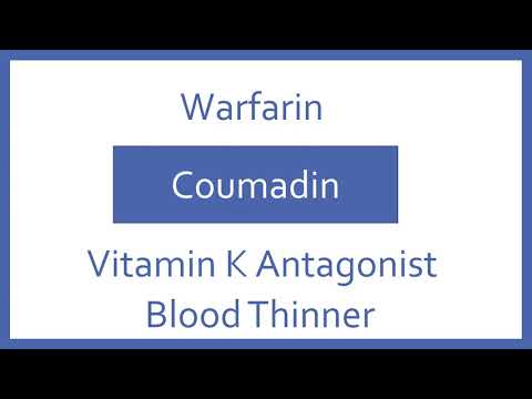 Warfarin Pronunciation - Generic Name, Brand Name, Indication (Top 200 Drugs) PTCB PTCE NCLEX NAPLEX