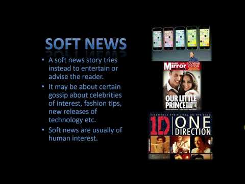 Hard News VS Soft News I BAMC I BMM I MASS MEDIA STUDIES I JOURNALISM STUDIES I UNIVERSITY OF MUMBAI