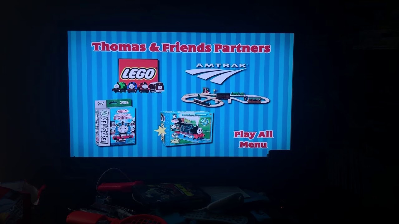 Thomas and friends calling all engines 2005 DVD menu walk-through