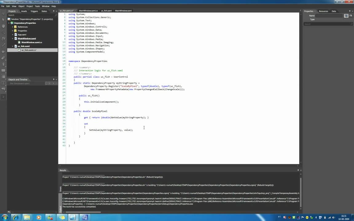 Tutorial 1 - Dependency Properties ScaleByPixel (WPF)