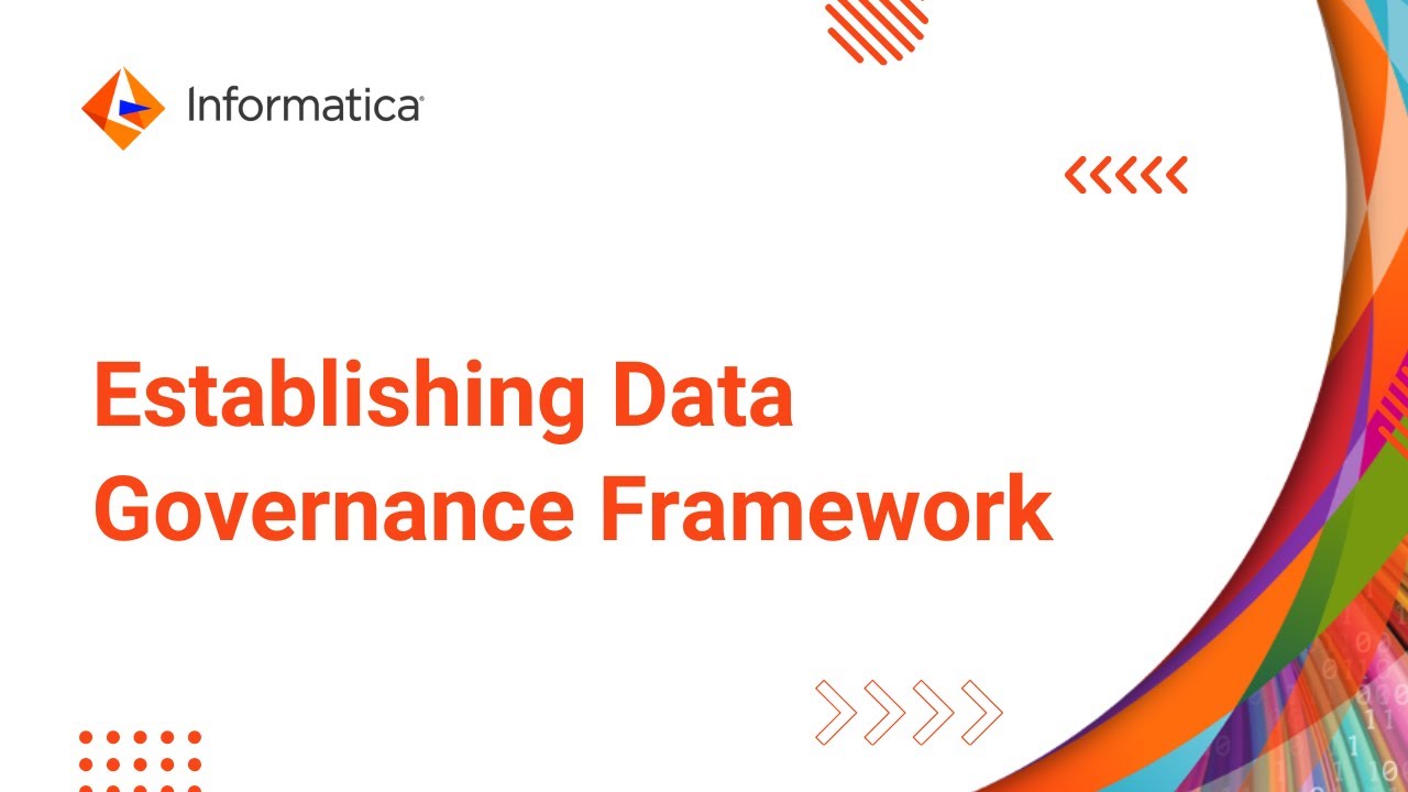 Establishing Data Governance Framework