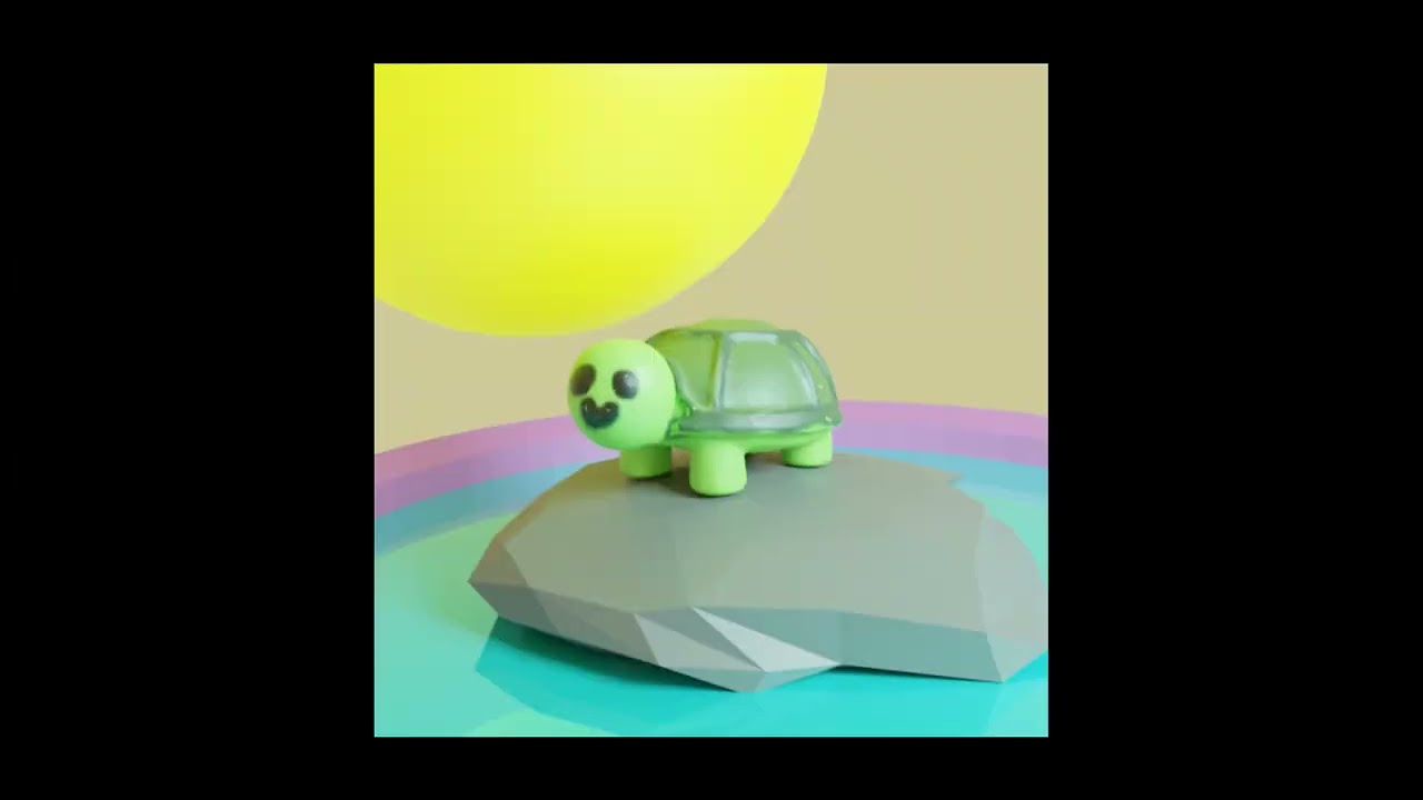Turtle Emoji Melting