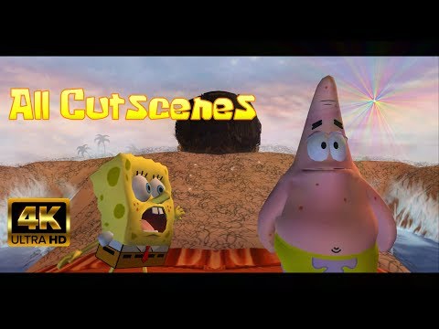 Spongebob Movie Game - All Cutscenes (4K)
