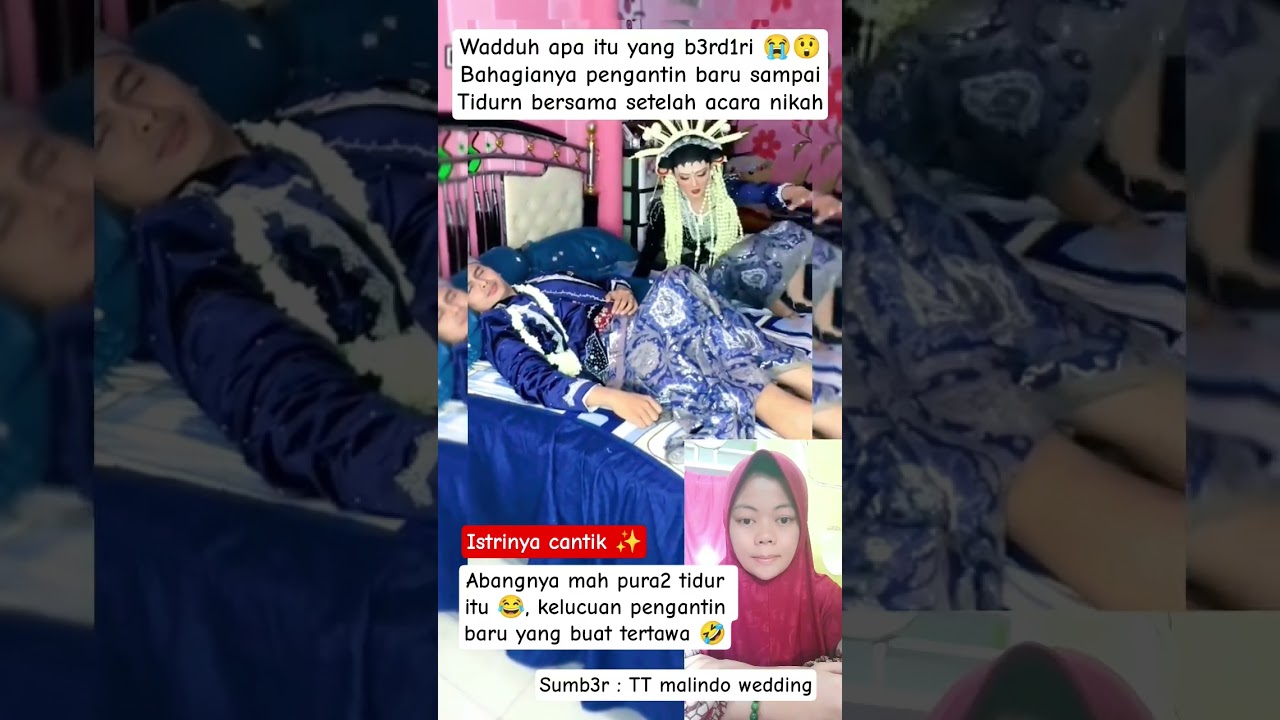 KELUCUAN KEDUA PENGANTIN BARU SETELAH ACARA PERNIKAHAN #viralvideo #pernikahan #wedding