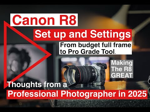 Canon R8: Setup & settings (5803C003)