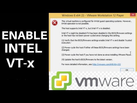 How to Enable Intel VT-X | Enable Intel Virtualization Technology from BIOS | VMware Workstation