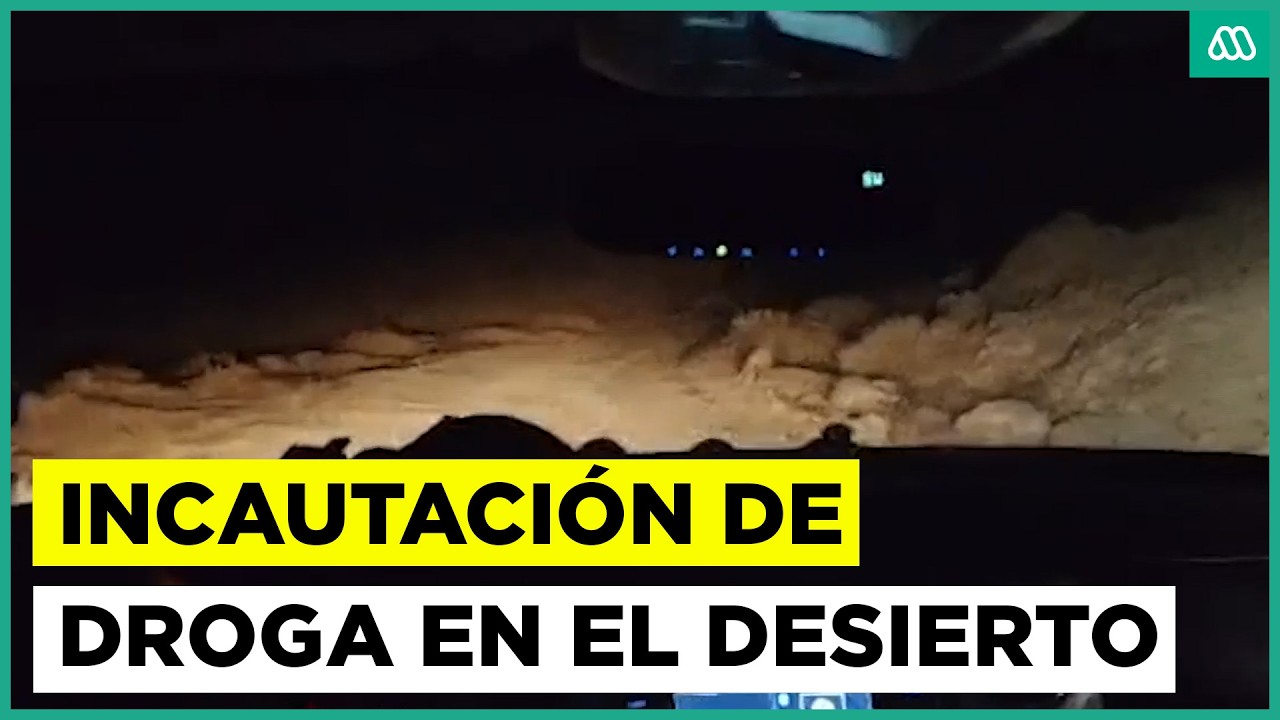 Incautan armamento y 860 kilos de droga en el desierto: Gran operativo en Calama