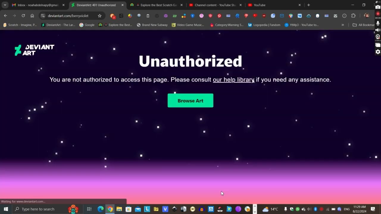 Berryviolet blocked me on deviantart