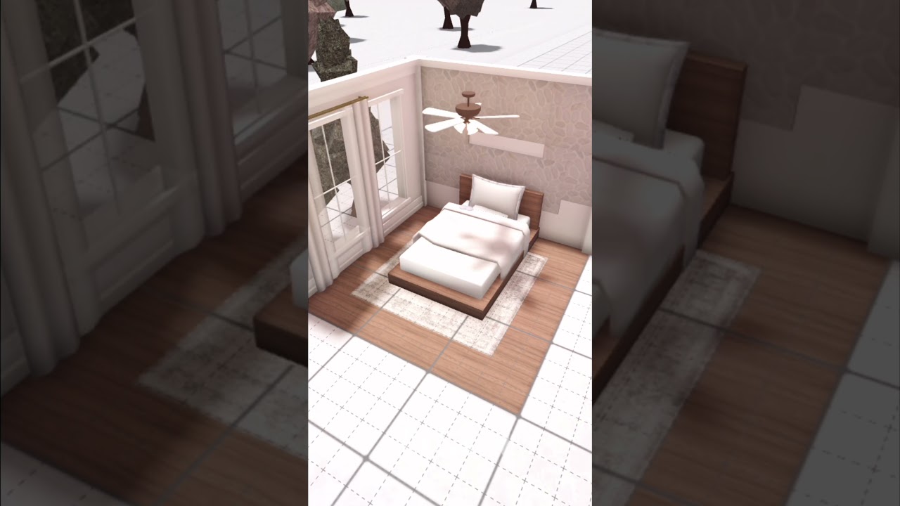 roblox bloxburg cozy sage spring bedroom inspo🌸#bloxburg #bloxburgbuild #bloxburghousebuild