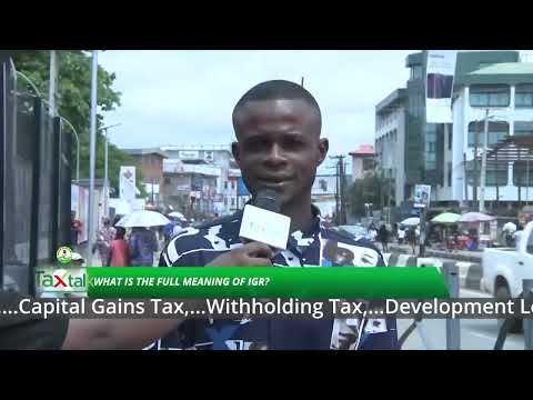 Tax Your Brain: "What is the full meaning of IGR?"