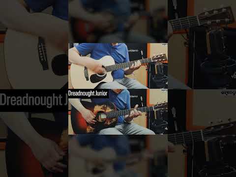 Martin Dreadnought Junior VS Martin 000 Junior - Can you hear the difference? π