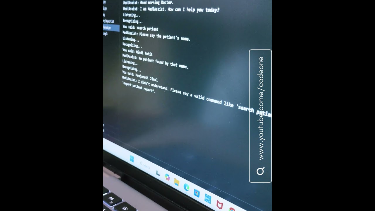 AI Searches Patient Data in Seconds! | MediAssist in Action 🧠 #Shorts #CodeOne #codeone #ai