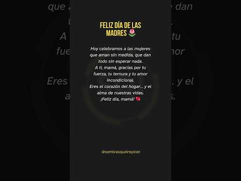 ¡Feliz día de las madres! #diadelasmadres