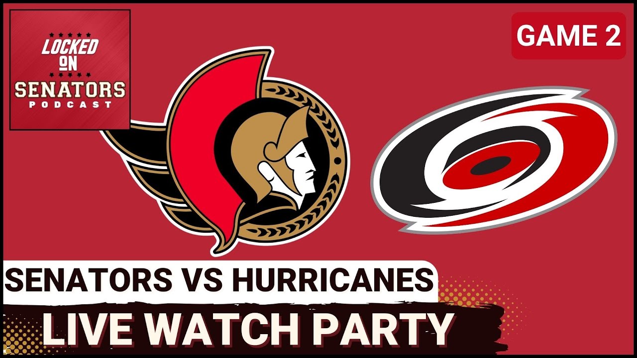 LIVE: Ottawa Senators vs Carolina Hurricanes - Stanley Cup Playoffs NHL Watch Party - April 20, 2026