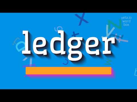 How to say "ledger"! (High Quality Voices)
