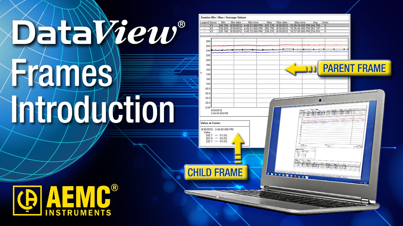 AEMC® - DataView® - Frames Introduction
