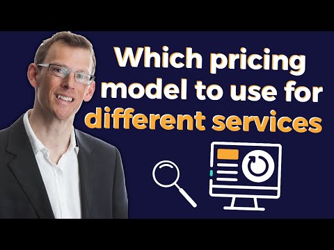 Which pricing model to use for different services