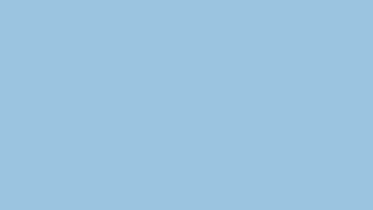 4K PALE CERULEAN SCREEN #9BC4E2