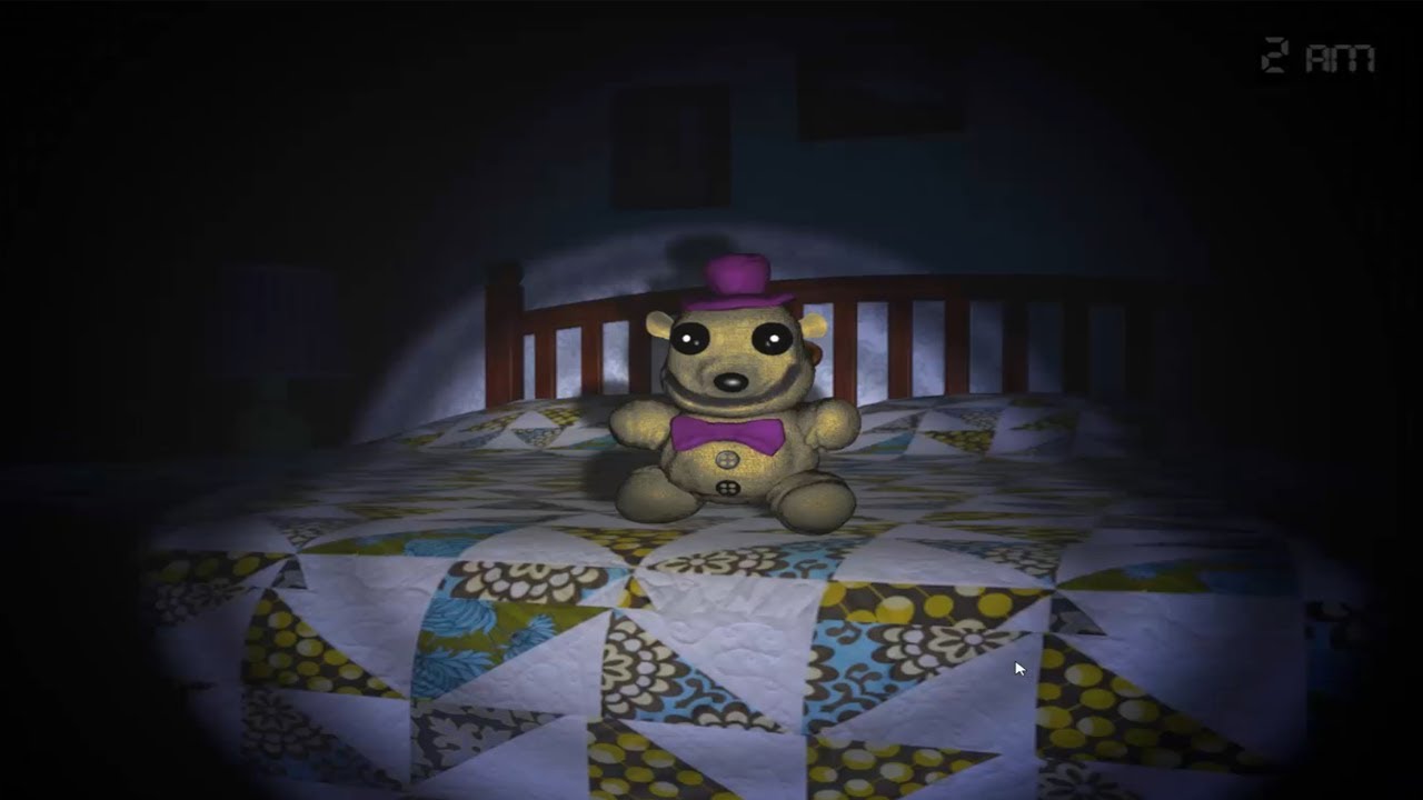 The Plush Fredbear manifested in FNaF 4... VHS Fredbear! (FNaF 4 Mods)