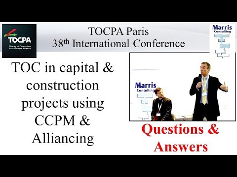Ian Heptinstall CCPM & Alliancing Questions & Answers TOCPA